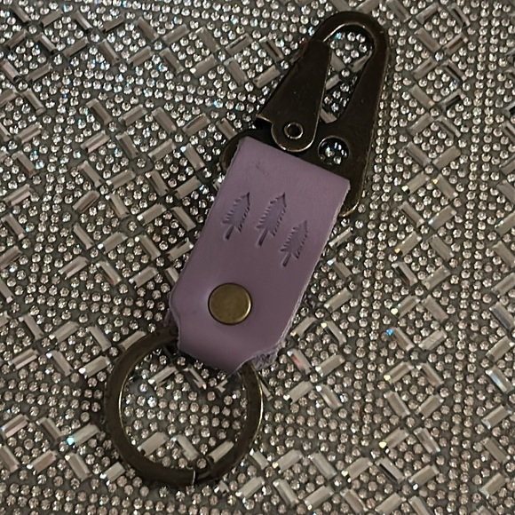 Portland Leather | Accessories | Portland Leather Keychain In Lavender ...